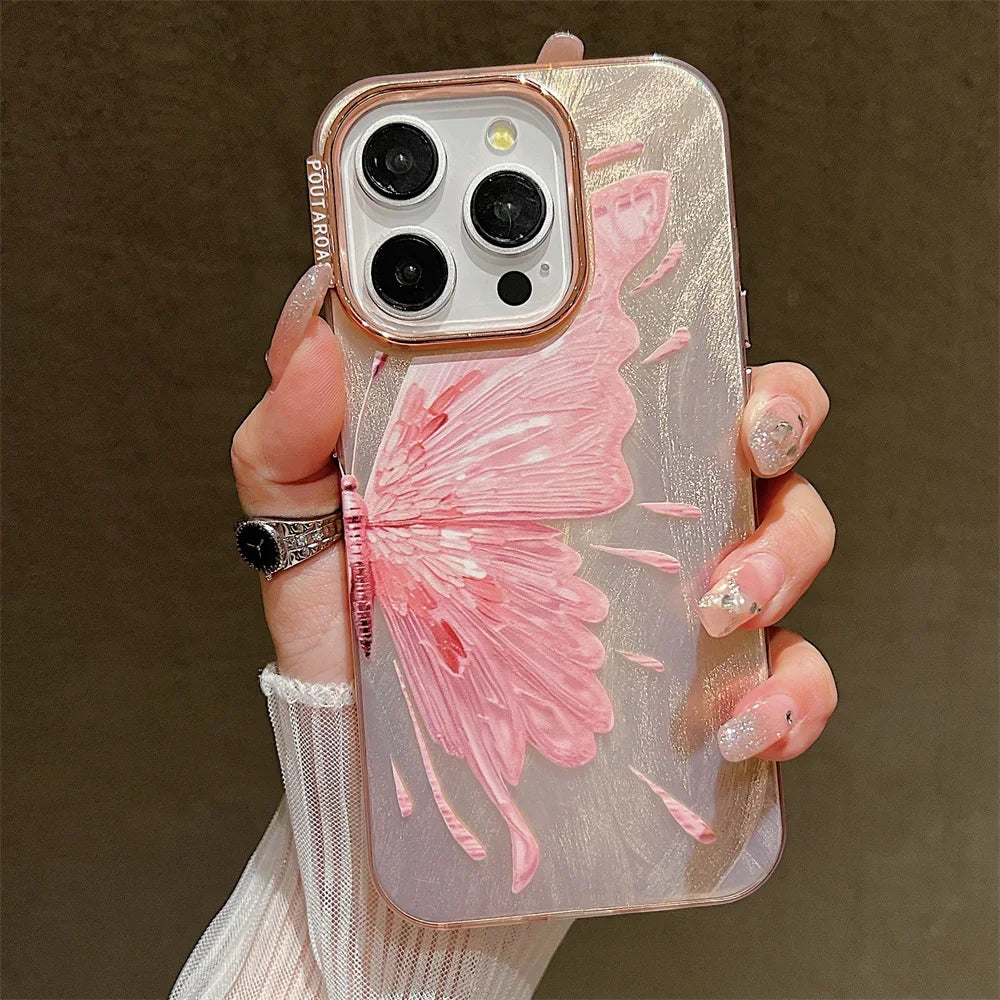 Aurora Butterfly Bliss Glitter Case – Peeperly