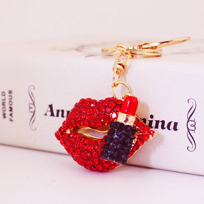 Flaming Bold Lip Keychain – Peeperly