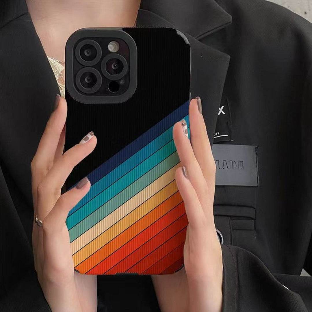 Rainbow Striped Print Case – Peeperly