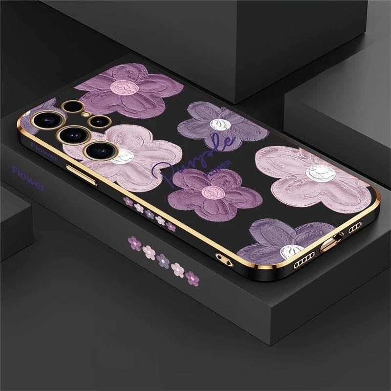 Galaxy Series Botanical Painting Floral Petals Case – Peeperly