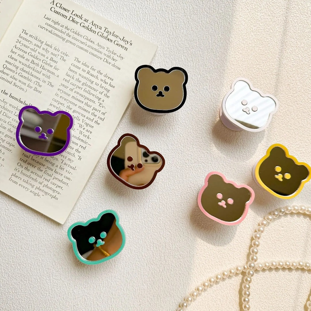 Bear Glance Mirror Phone Gripper – Peeperly