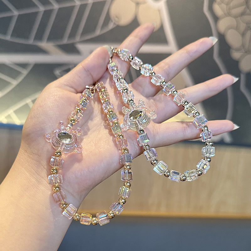 Luxurious Crystal Sugar Cube Phone Charm – Peeperly