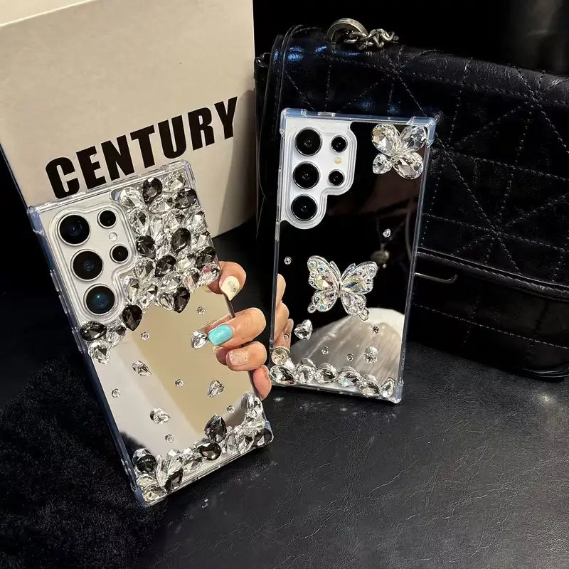 Royal Crystal Butterfly Shine Case – Peeperly