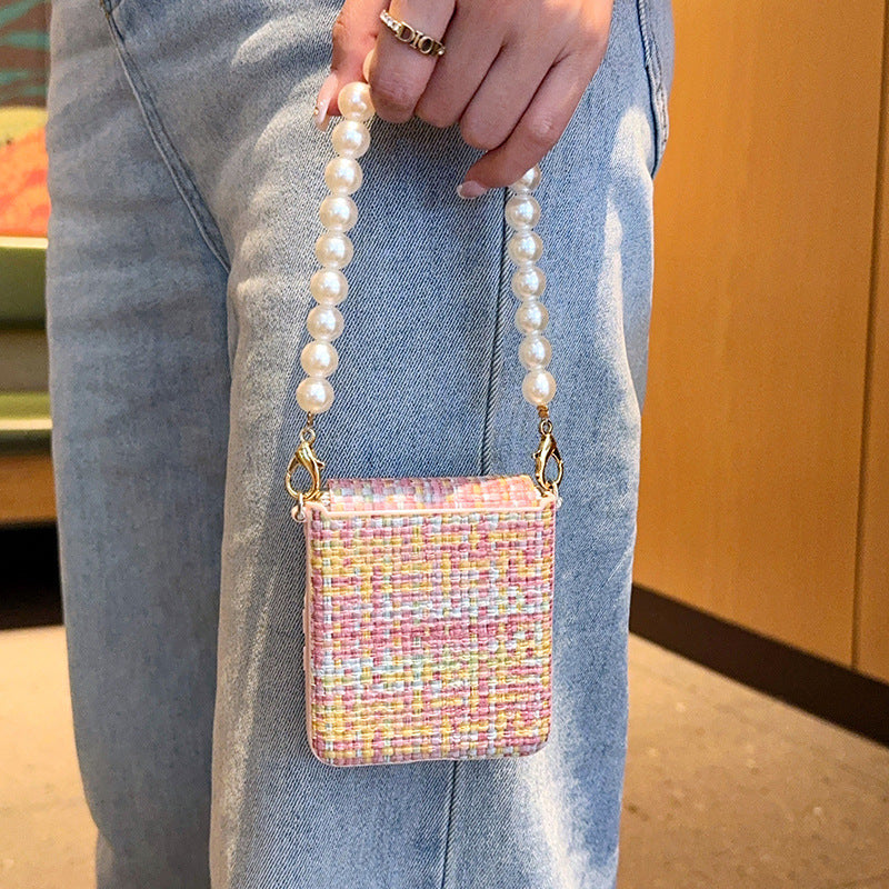 Parisian Tweed Pearl Flip Case – Peeperly