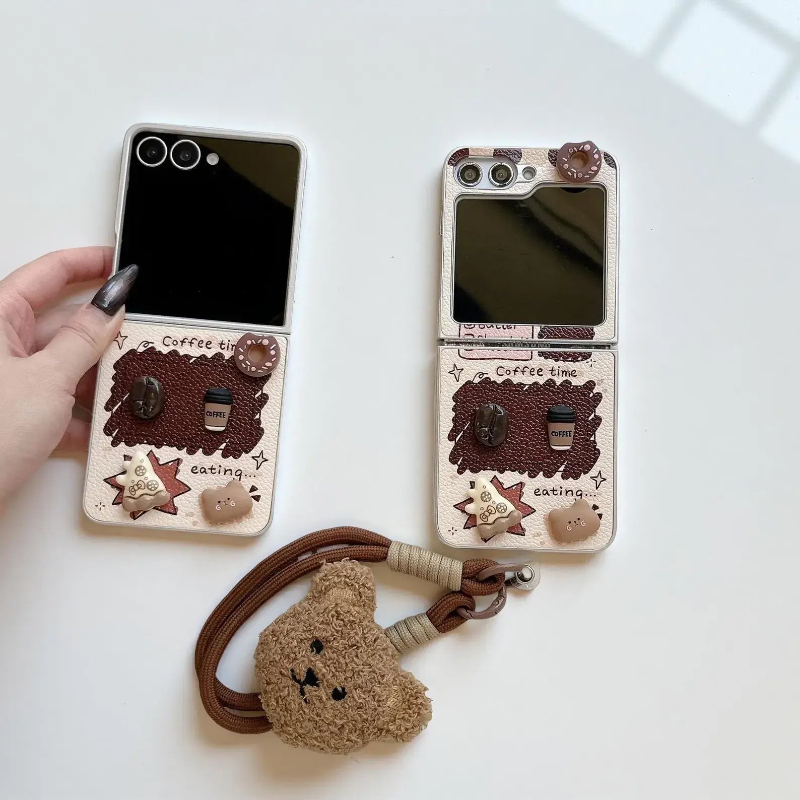Morning Coffee Time Bear Flip Case – Peeperly