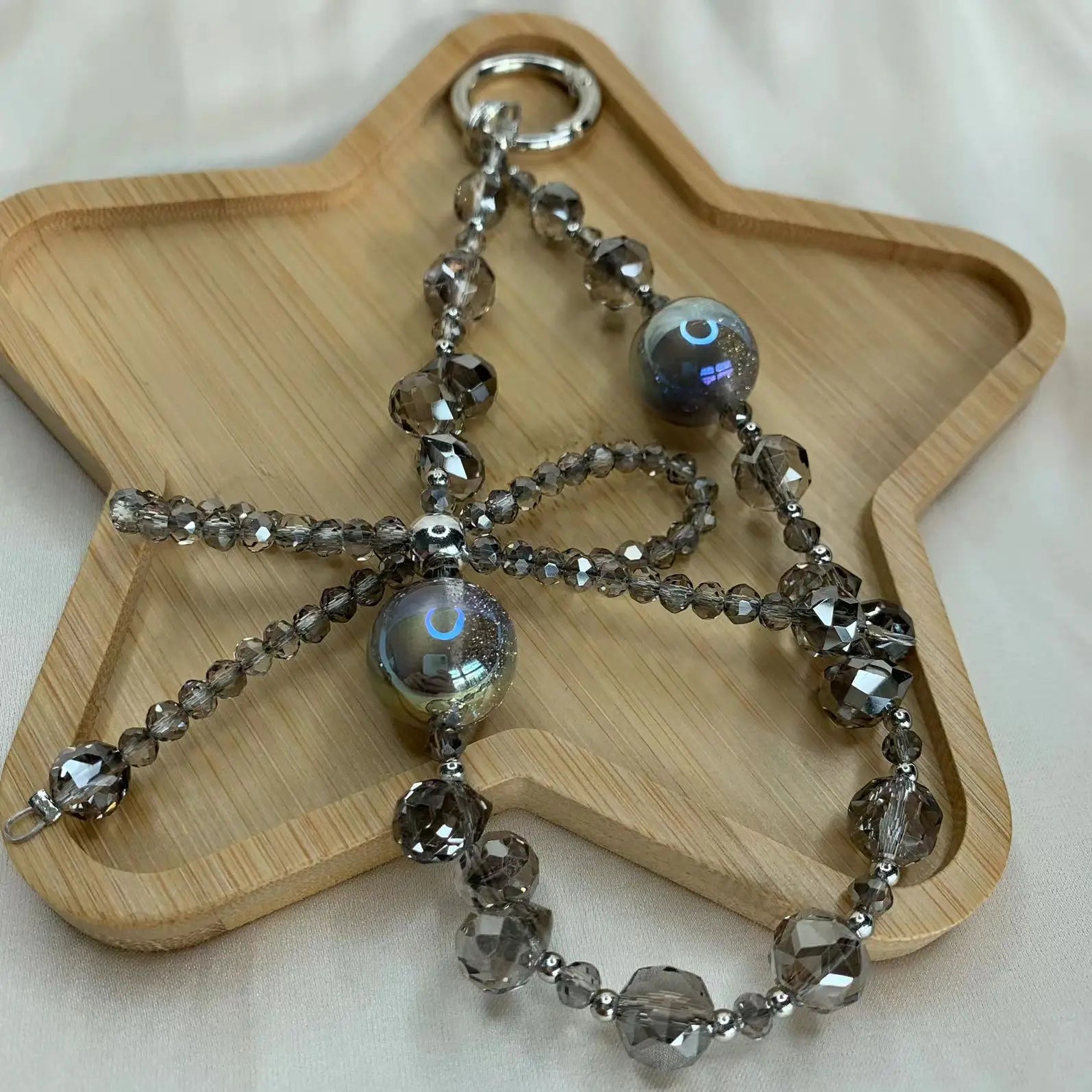 Crystal Moon Bunny Charm – Peeperly