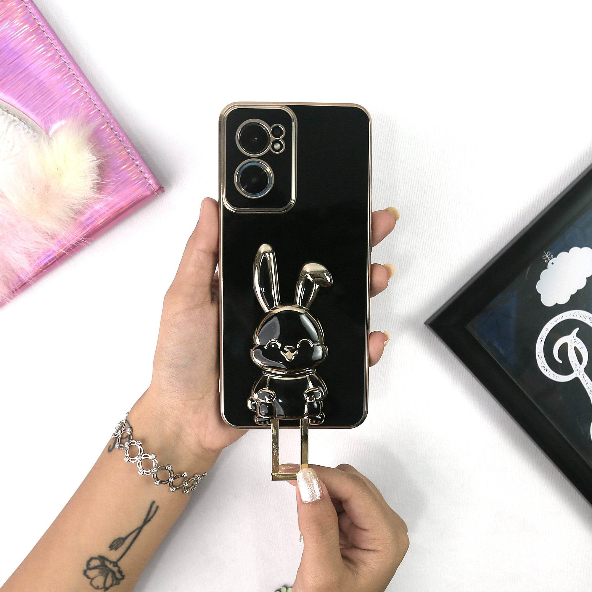 Luxury Plating Bunny Stand Case - OnePlus – Peeperly