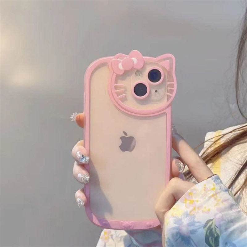 Hello Kitty Clear Bumper Case – Peeperly