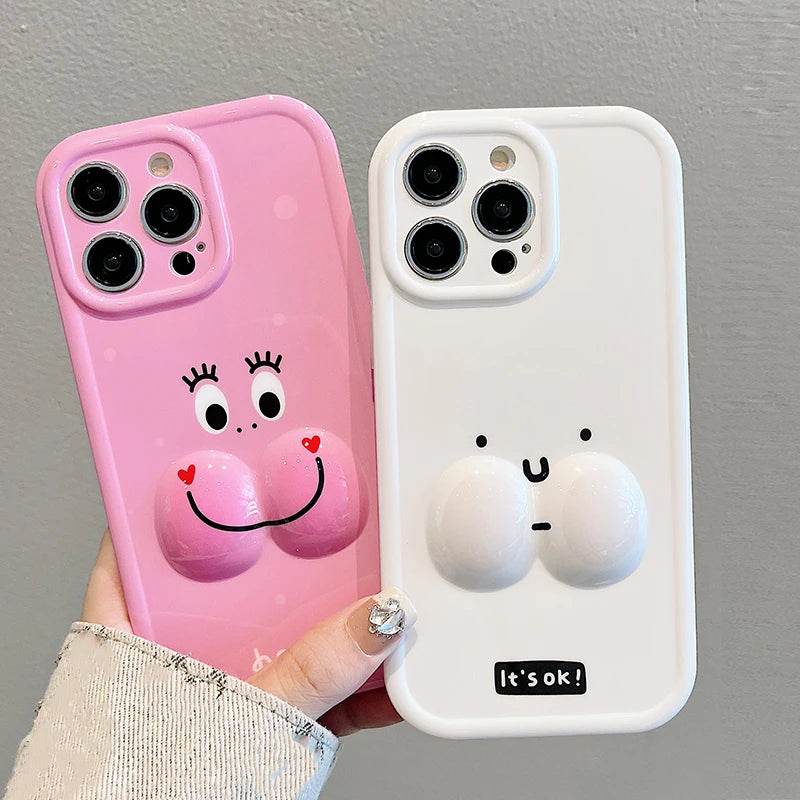 Amiable Big Face Cartoon Case – Peeperly
