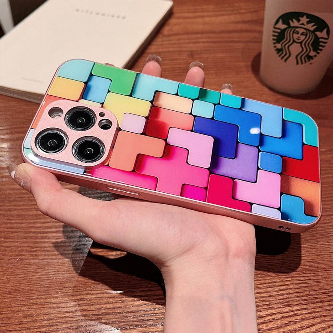 Colorful Blocks Mosaic Phone Case – Peeperly