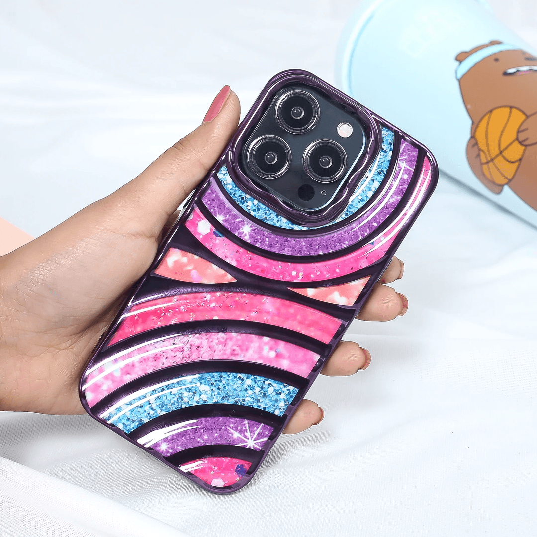 Glow Wave Electroplated Ripple Phone Case – Peeperly