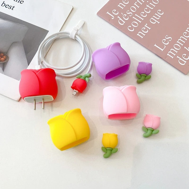 Dainty Bloom Flower Charger Protector Kit – Peeperly